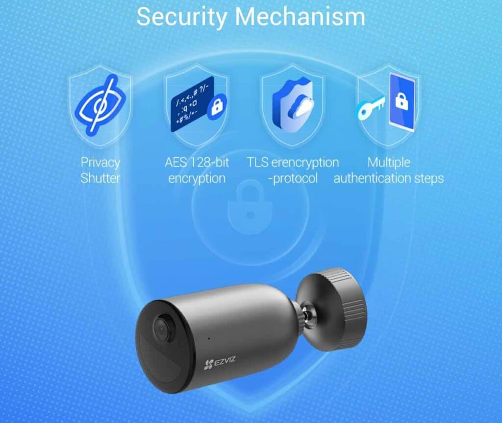 Ezviz EB3 : caméra extérieure 2K sur batterie, sans abonnement